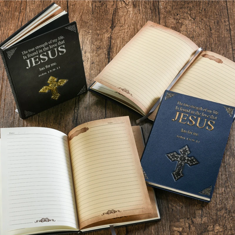 3D-Effect-Cross-Scepter-Notebook-A5-PU-Leather-Notepads-Diary-Agenda ...