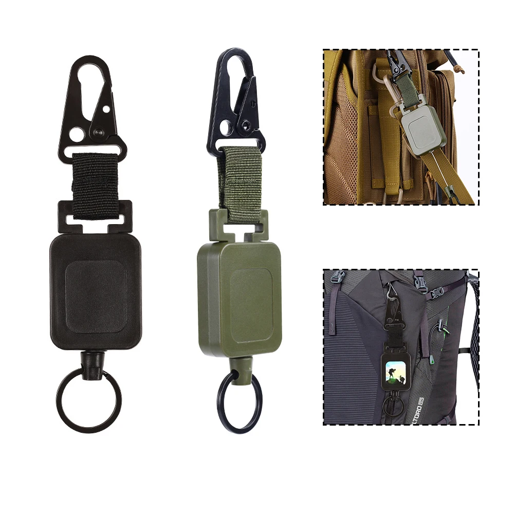 High-Quality-Steel-Wire-Keychain-Holder-Multi-purpose-Tactical-Backpack ...