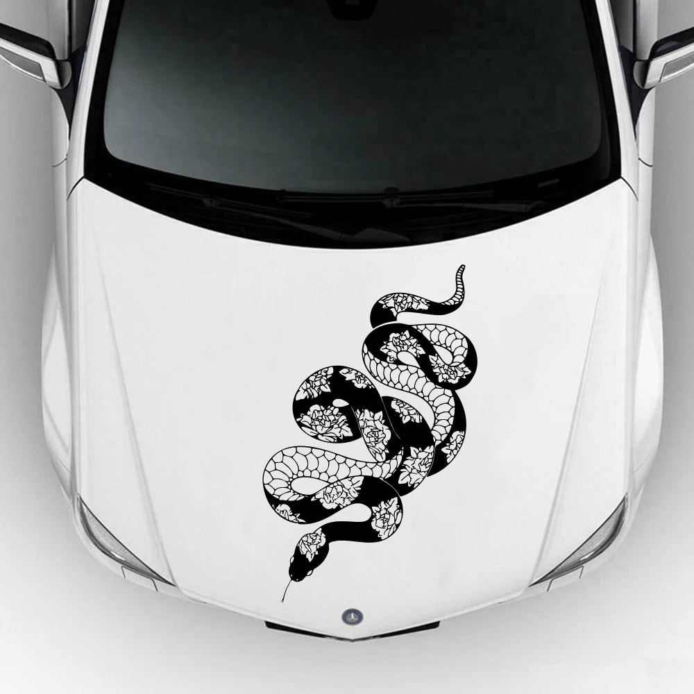 Large-Snake-Witchy-Car-Sticker-Decal-Flora-Animal-for-Hood-Door ...