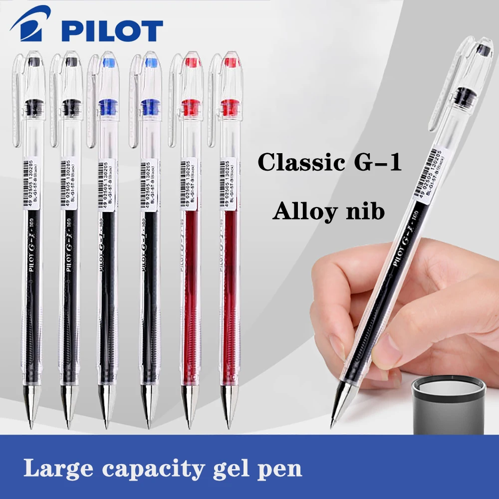 6 Pcs Japan PILOT Gel Pens BL-G1 Test Special Gel Ink Pen Business ...