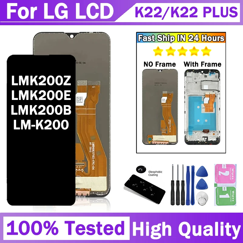 6.2“ IPS LCD For LG K22 K22 Plus K22+ Display Touch Screen Digitizer ...
