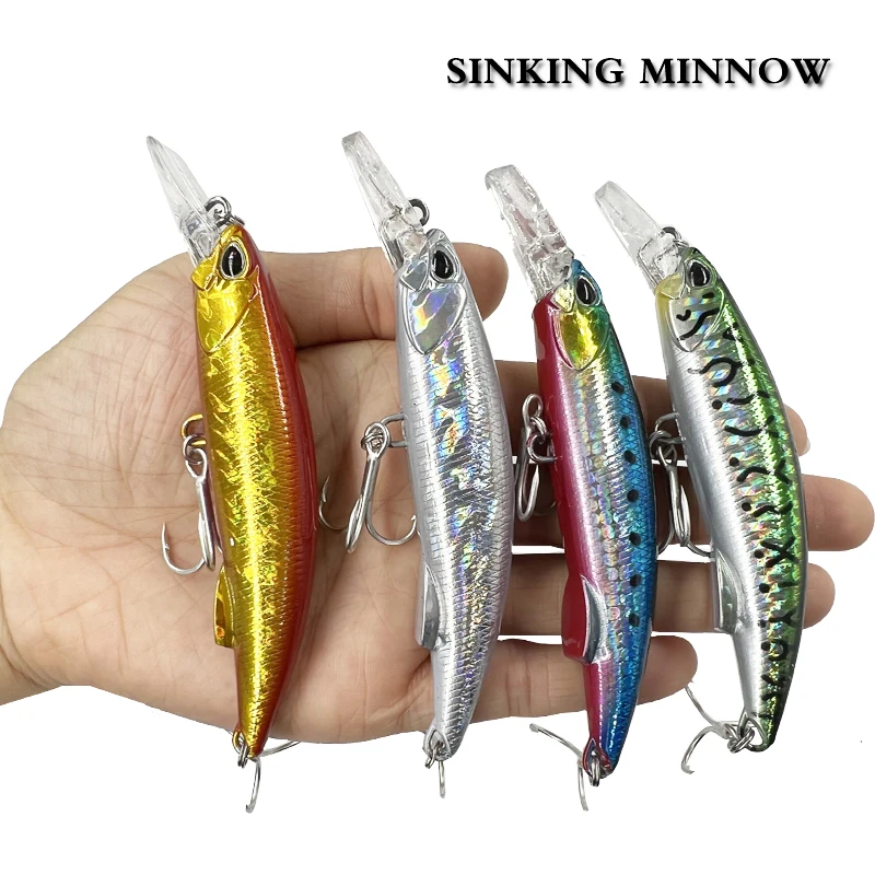 New-Sea-Fishing-Minnow-Fishing-Lures-92mm-40g-Plastic-Bionic-Short ...