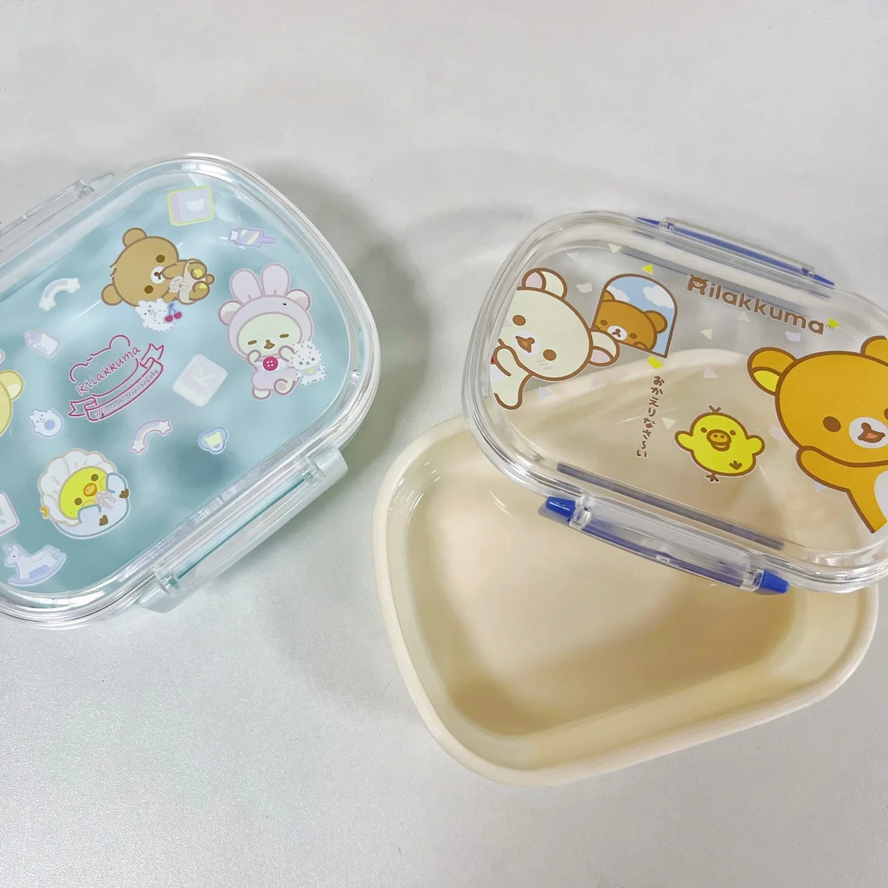 Rilakkumas Bento Lunch Box Kids School Cute Relax Bear Food Storage ...