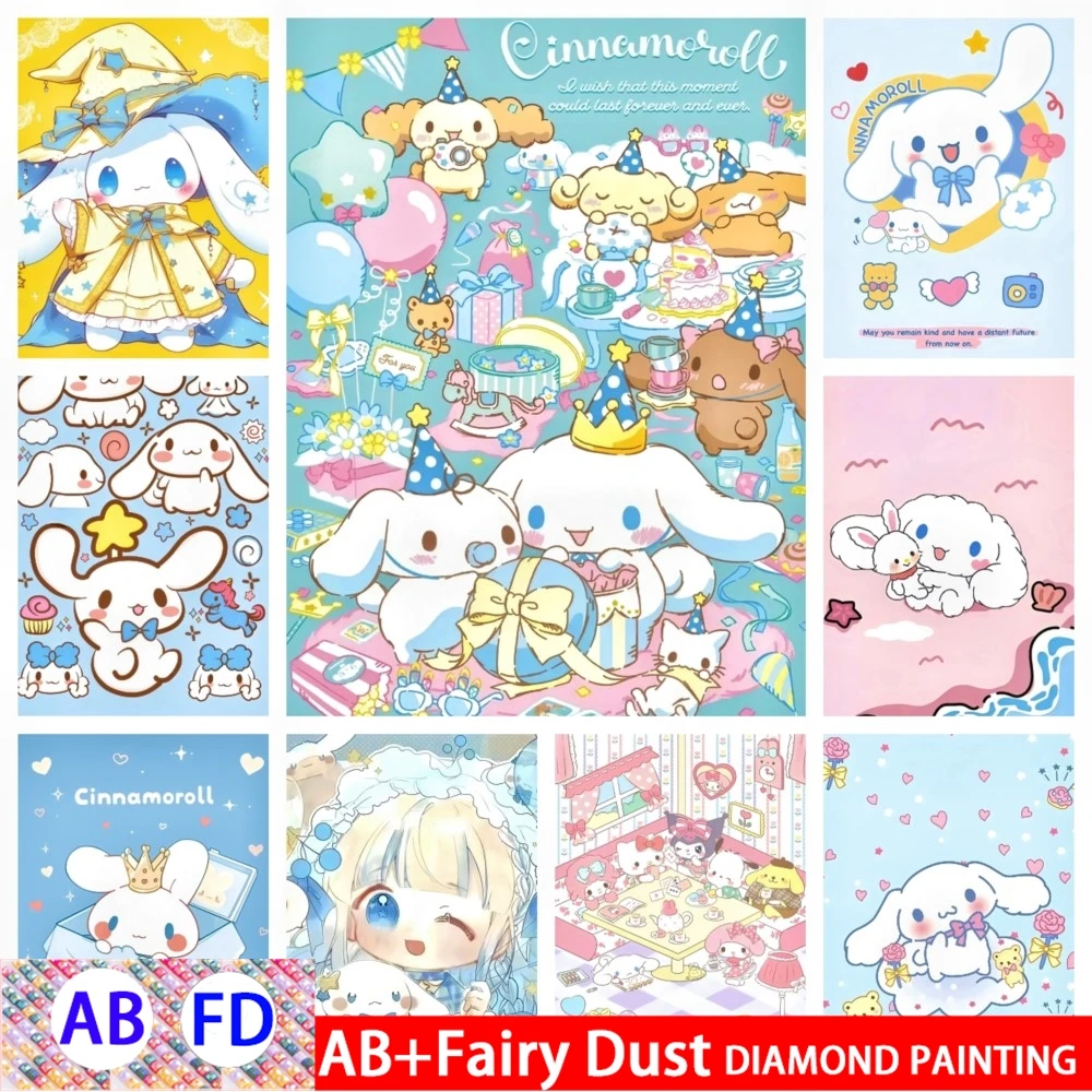 AB-Fairy-dust-Cinnamon-Dog-Sanrio-Diamond-Painting-HelloKitty-Children ...