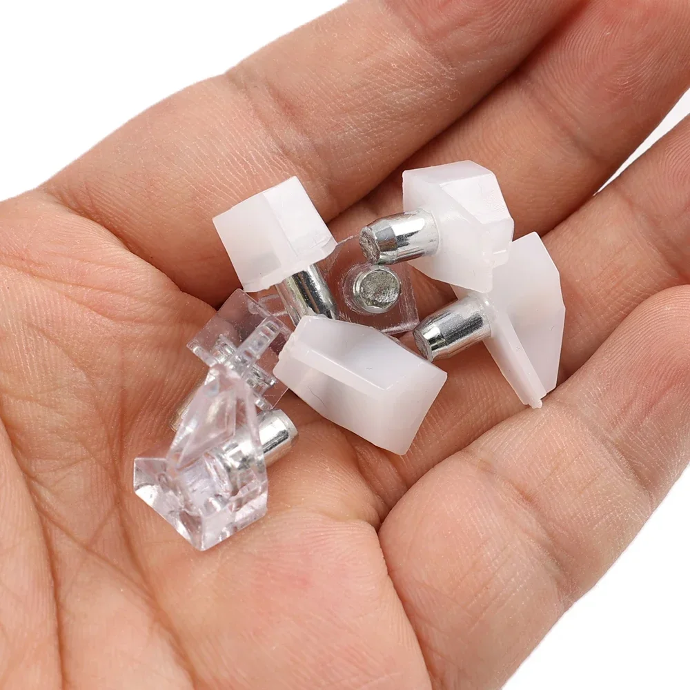 Two Tone Cap 30pcs Plastic Shelf Pins - 5.5cm Cabinet Clips For ...