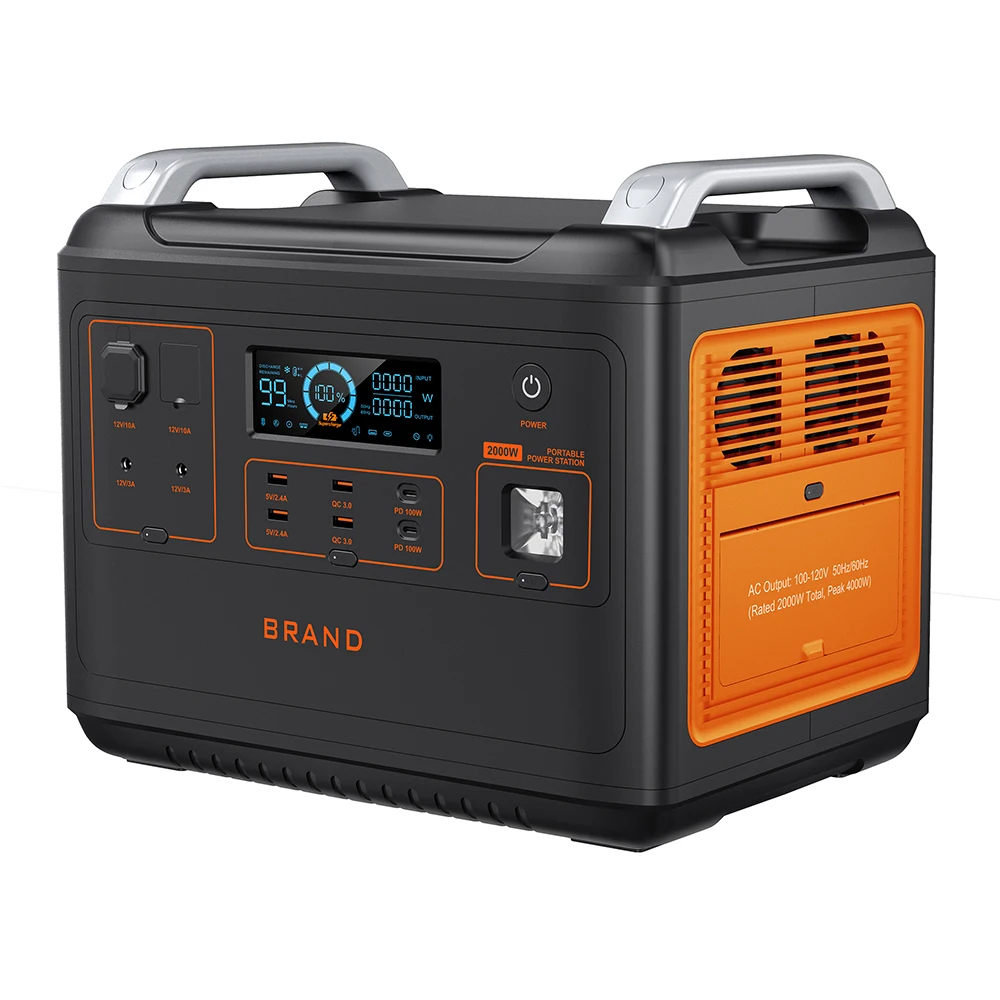 Best Price and Large Capacity 2048Wh Portable Power Station With 2000W ...