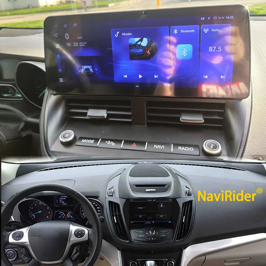 2Din 12.3'' Qled Screen For Ford Kuga C-Max c max Escape 2012-2019 ...