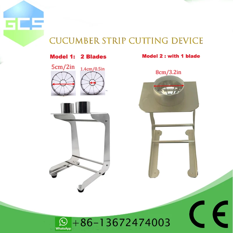 Manual Cucumber Strip Cutter Machine 304 stainless steel Eggplant ...
