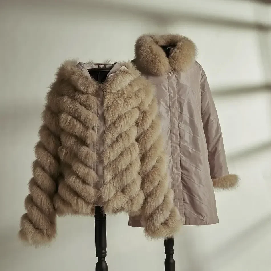 Women-Winter-Fox-Fur-Coat-Jacket-New-Warm-Girl-Double-Side-Sleeves ...