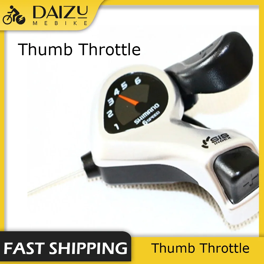 Electric-Bicycle-6-Speed-Shifter-Trigger-Set-Bike-MTB-Shift-Levers-No ...