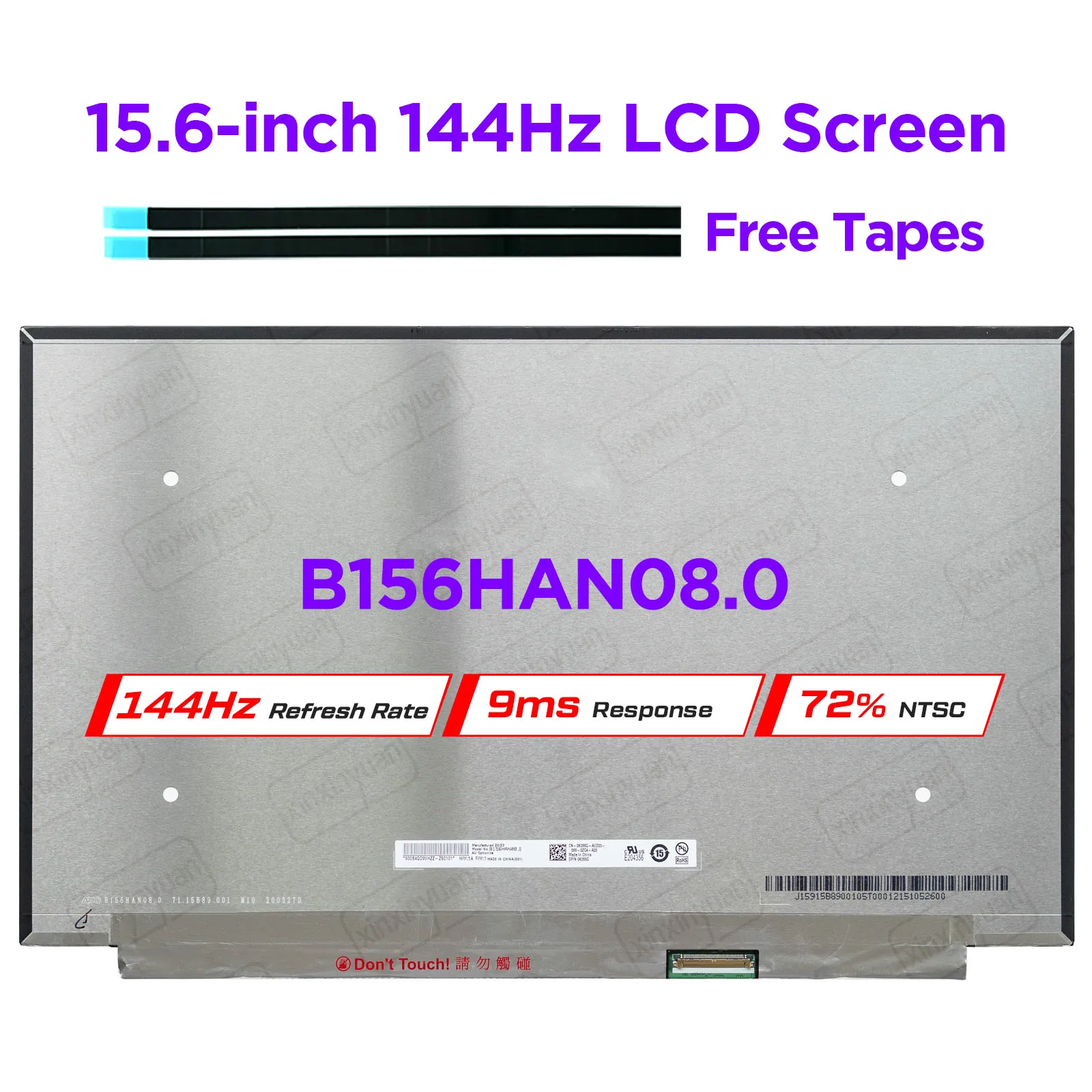 15.6" 144Hz Laptop LCD Screen B156HAN08.0 for Dell G3 G5 15SE 5505 DP/N ...