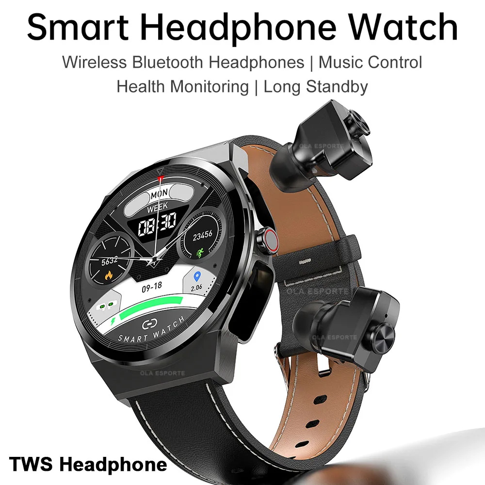 Smartwatch-With-Headphones-2-in-1-Wireless-TWS-Earphone-Bluetooth-Calls ...