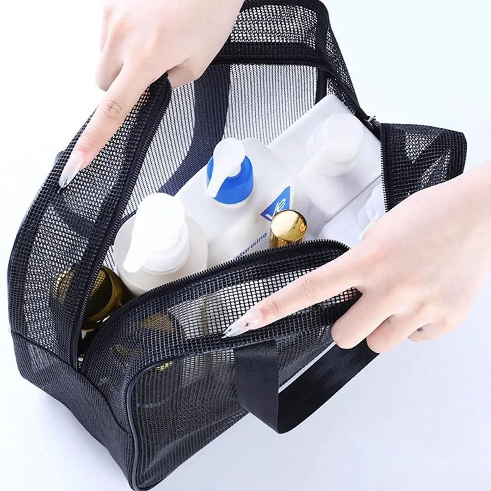 New-Bathing-Bag-Mesh-Shower-Toiletry-Pouch-Travel-Makeup-Storage-Holder ...