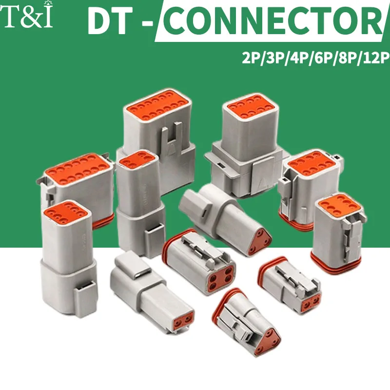 5-10-Sets-Deutsch-DT-Automobile-Harness-Plug-Male-Female-Connector-Butt ...