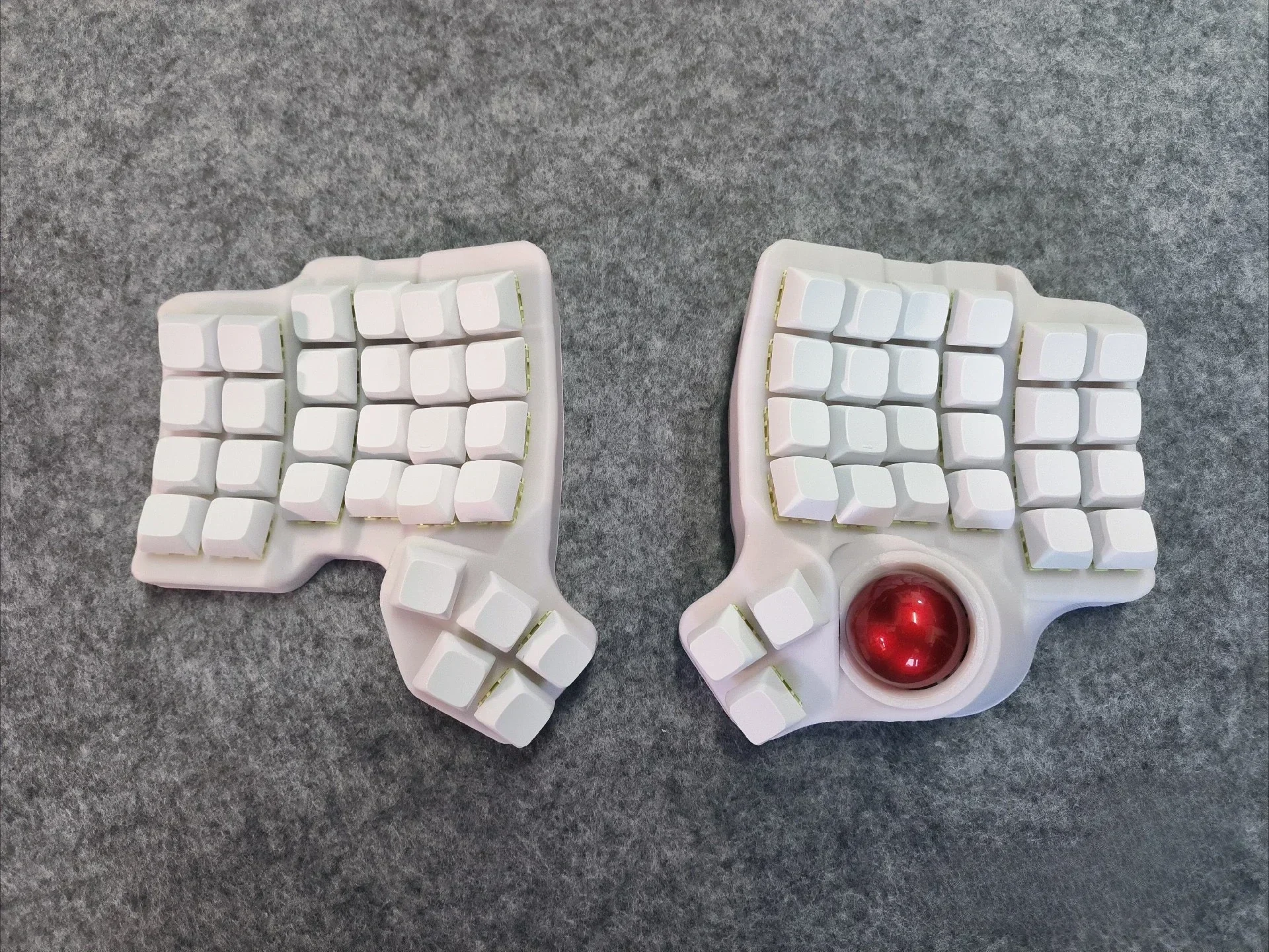 Charybdis-Split-Keyboard-Kit-4x6-Trackball-Custom-Wired-Single-mode-Hot ...