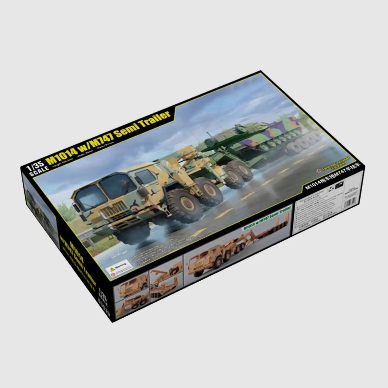 TRUMPETER-I-LOVE-KIT-63529-1-35-M1014-Tractor-w-M747-Semi-Trailer-Model ...