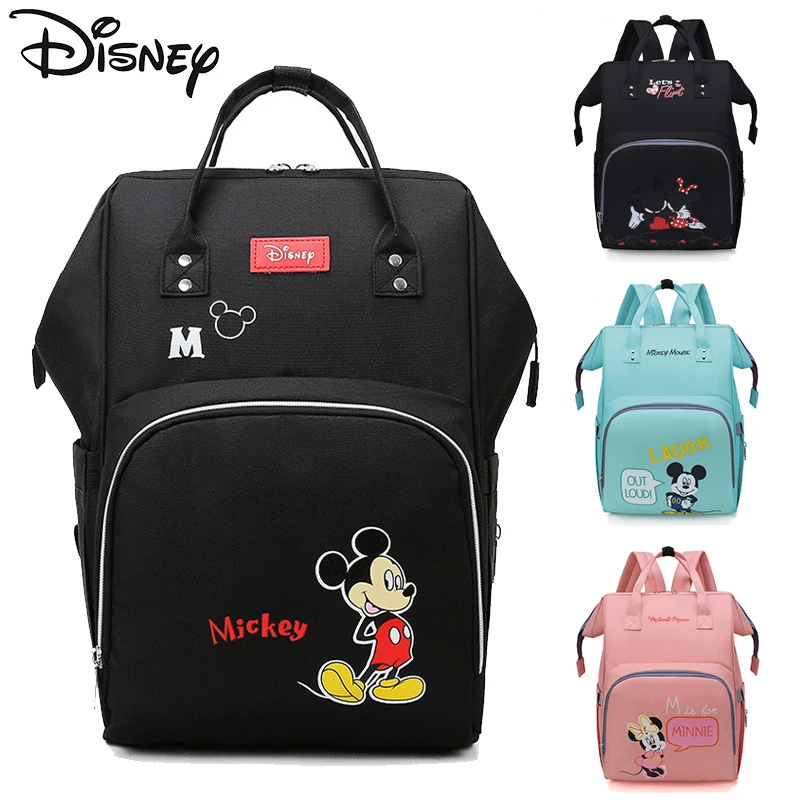 Disney-Minnie-Mickey-Design-Diaper-Baby-Bag-Waterproof-Mom-Backpack ...