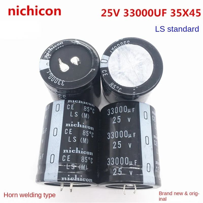 1PCS-25V33000UF-35X45-Japan-Nichicon-Electrolytic-Capacitor-33000UF-25V ...