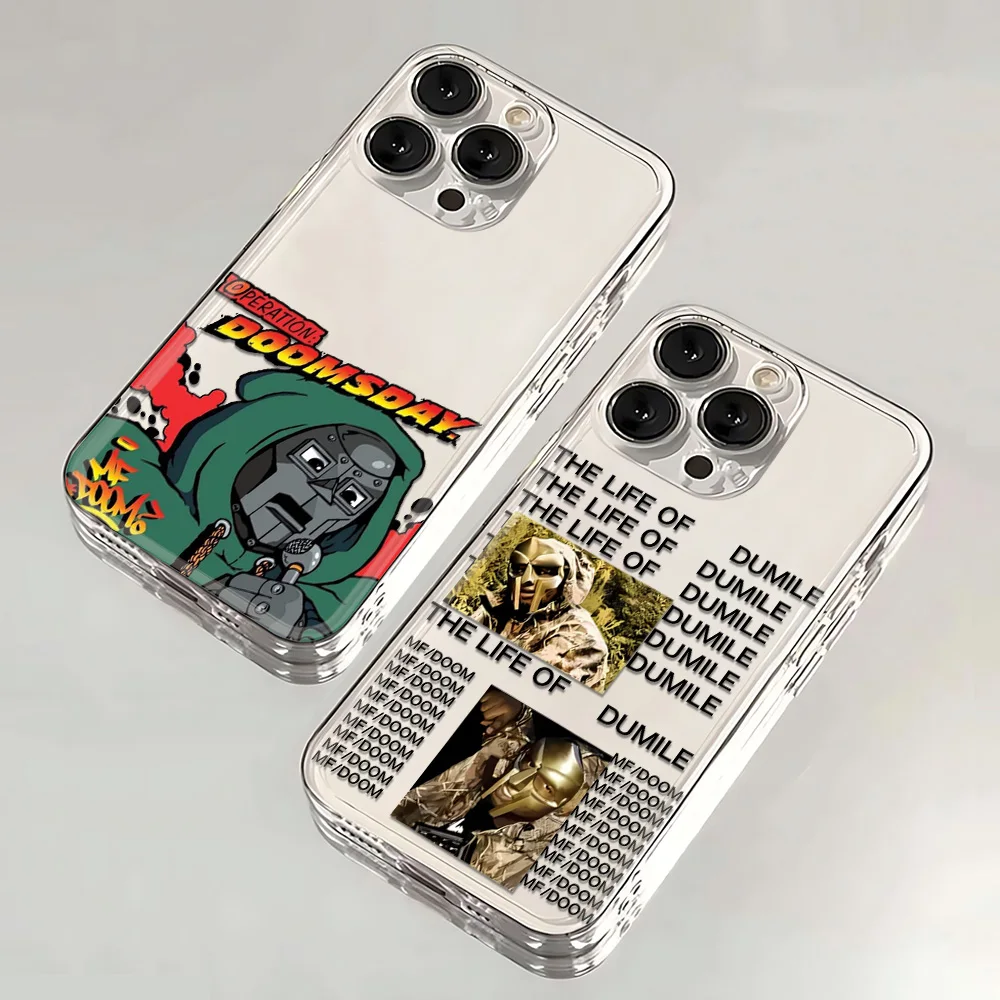 Fashion MF DOOM Hot Singer Phone Case For iPhone 16 15 14 13 12 11 Mini ...