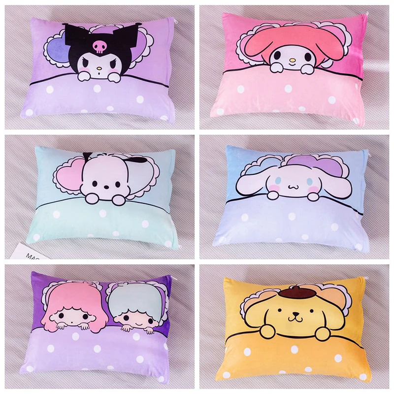 Sanrio-Cute-Pillowcase-My-Melody-Cinnamoroll-Kawaii-Anime-Pure-Cotton ...