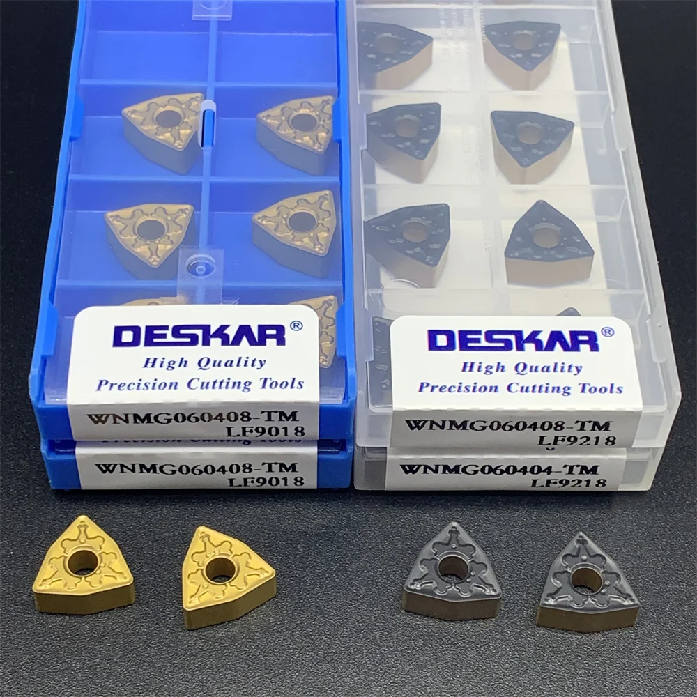DESKAR-100-Original-WNMG060404-WNMG060408-TM-LF9018-CNC-Lathe-Cutter-Tool-Carbide-Insert-For ...