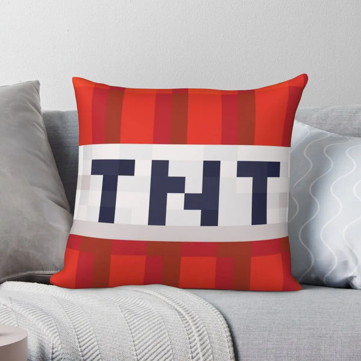 TNT-Block-Square-Pillowcase-Polyester-Linen-Velvet-Pattern-Zip ...