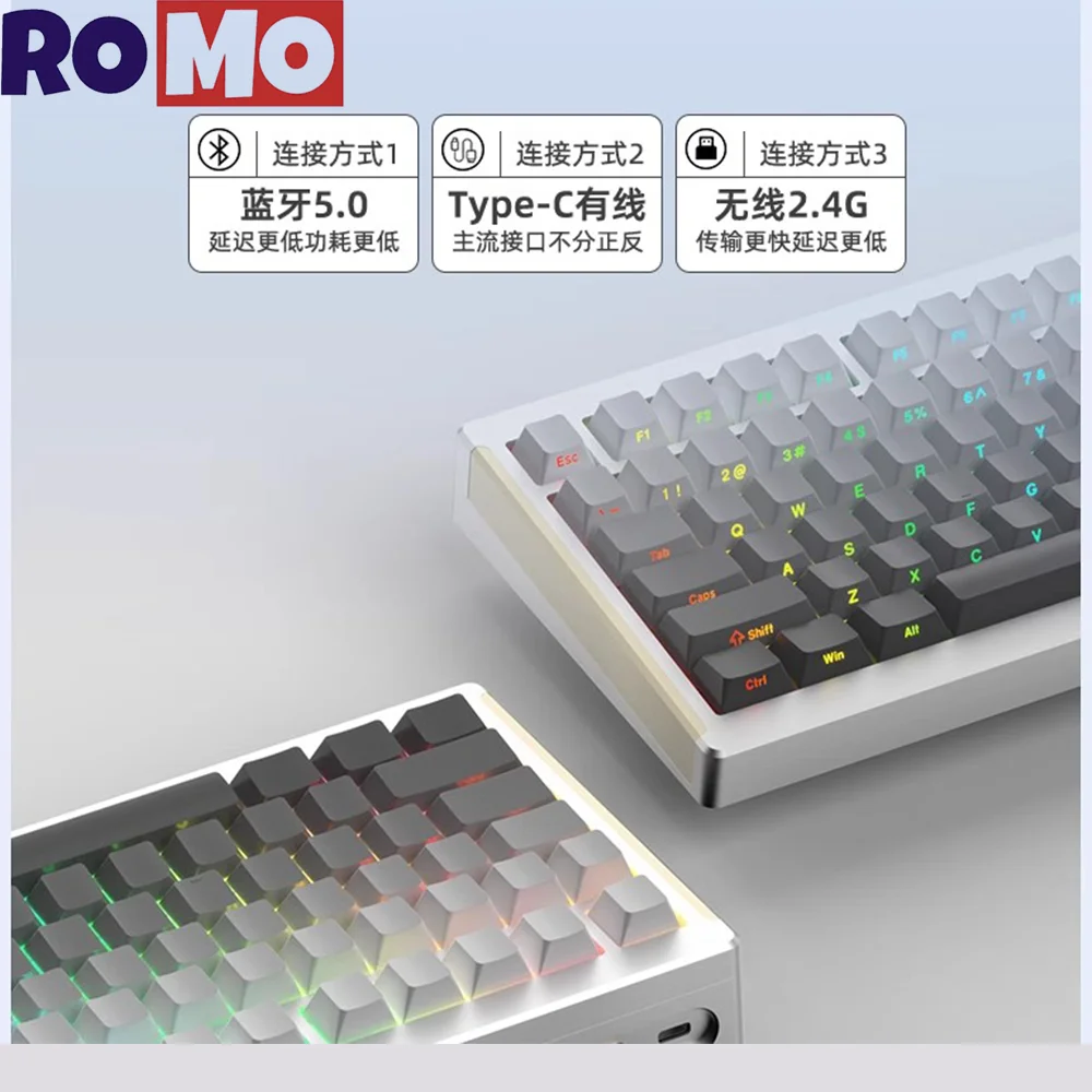 Monka-Teclado-mec-nico-de-aluminio-6075pro-estructura-de-junta-de ...