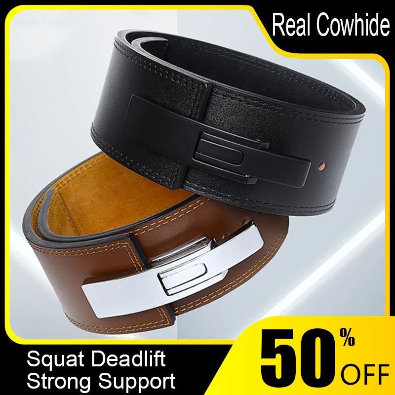 Gym Fitness Lifting Belt Wide Weightlifting Bodybuilding Belt Barbell ...