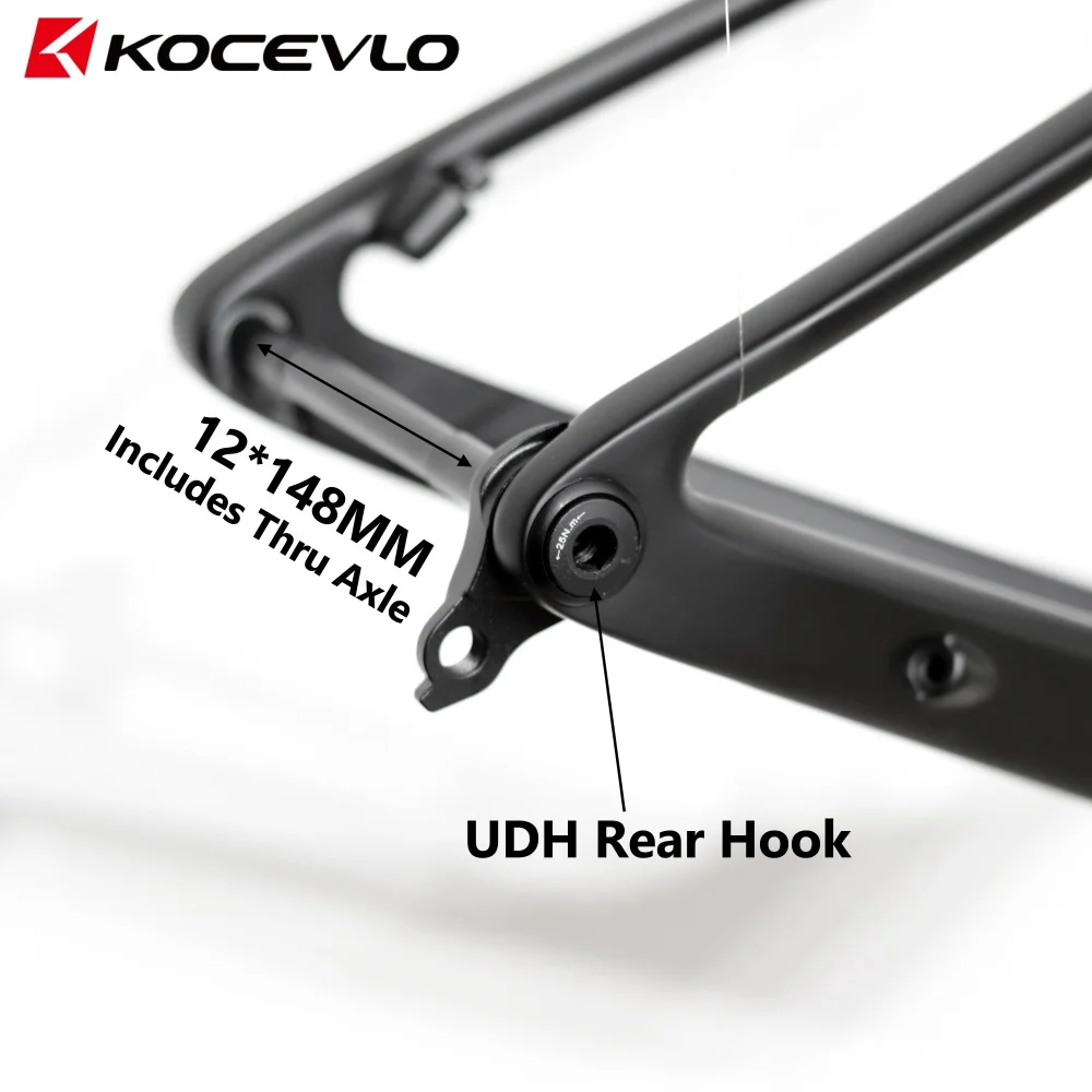 KOCEVLO quadro mountain bike carbono MODEL 29er UDH hanger Boost ...