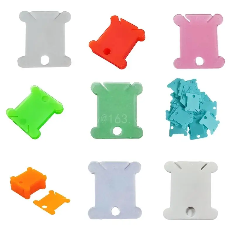50Pcs-Plastic-Floss-Bobbins-Embroidery-Thread-Bobbins-1-37x1-49in ...
