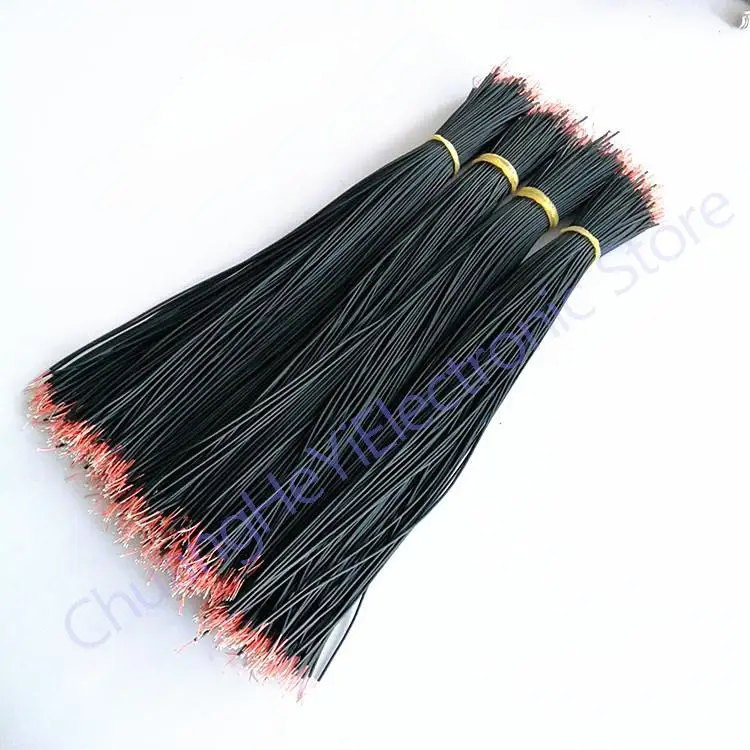 100PCS-30AWG-150mm-15cm-length-black-Colors-Line-connecting-tin-plating ...