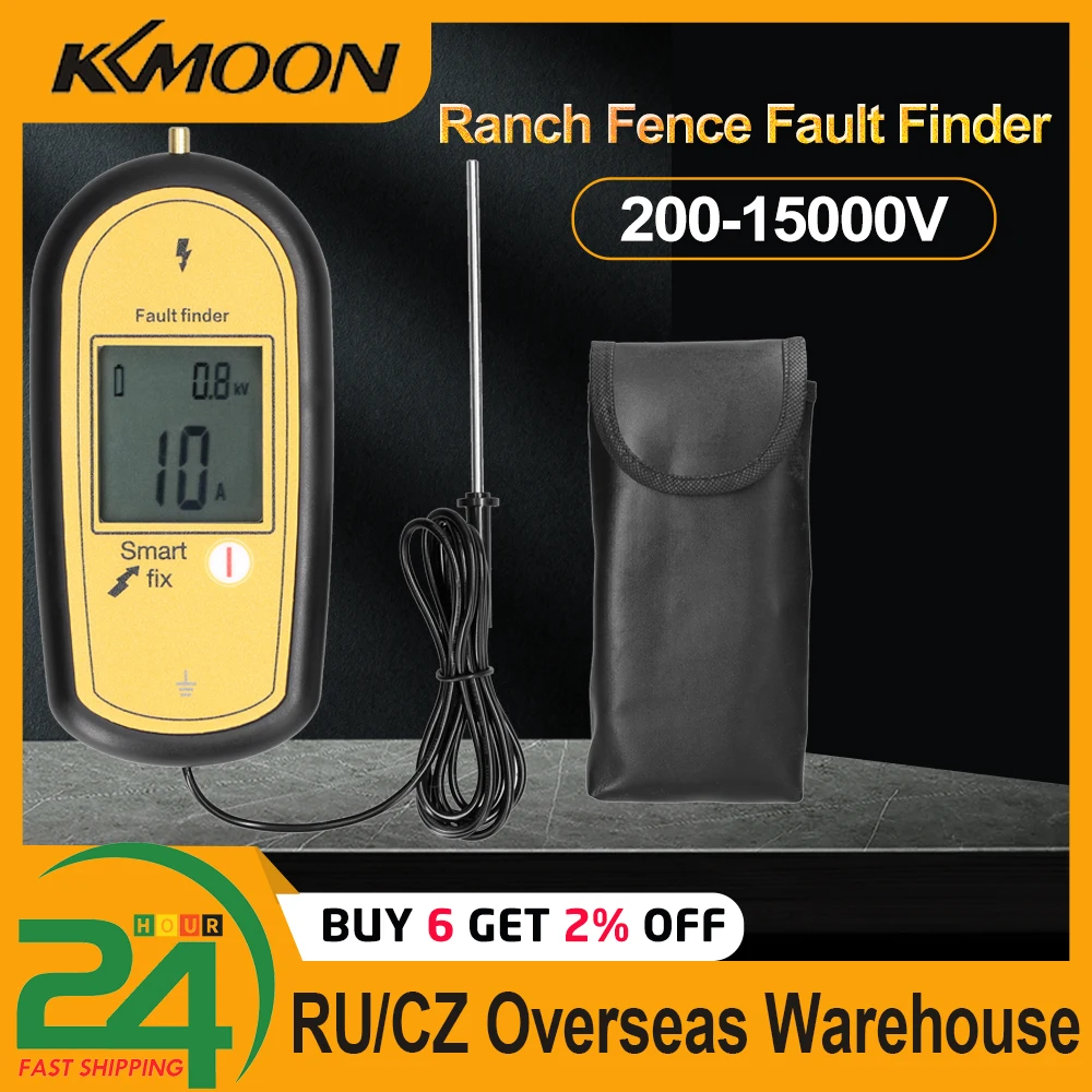 200-15000V-Ranch-Fence-Fault-Finder-Current-Direction-Tester-Farm ...