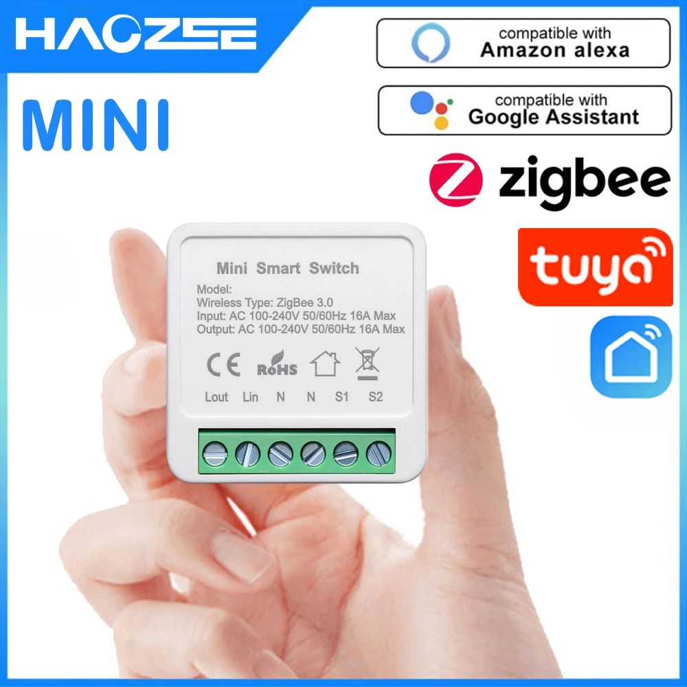Tuya Smart Zigbee Light Switch Module Smart Home Automation Diy Breaker ...