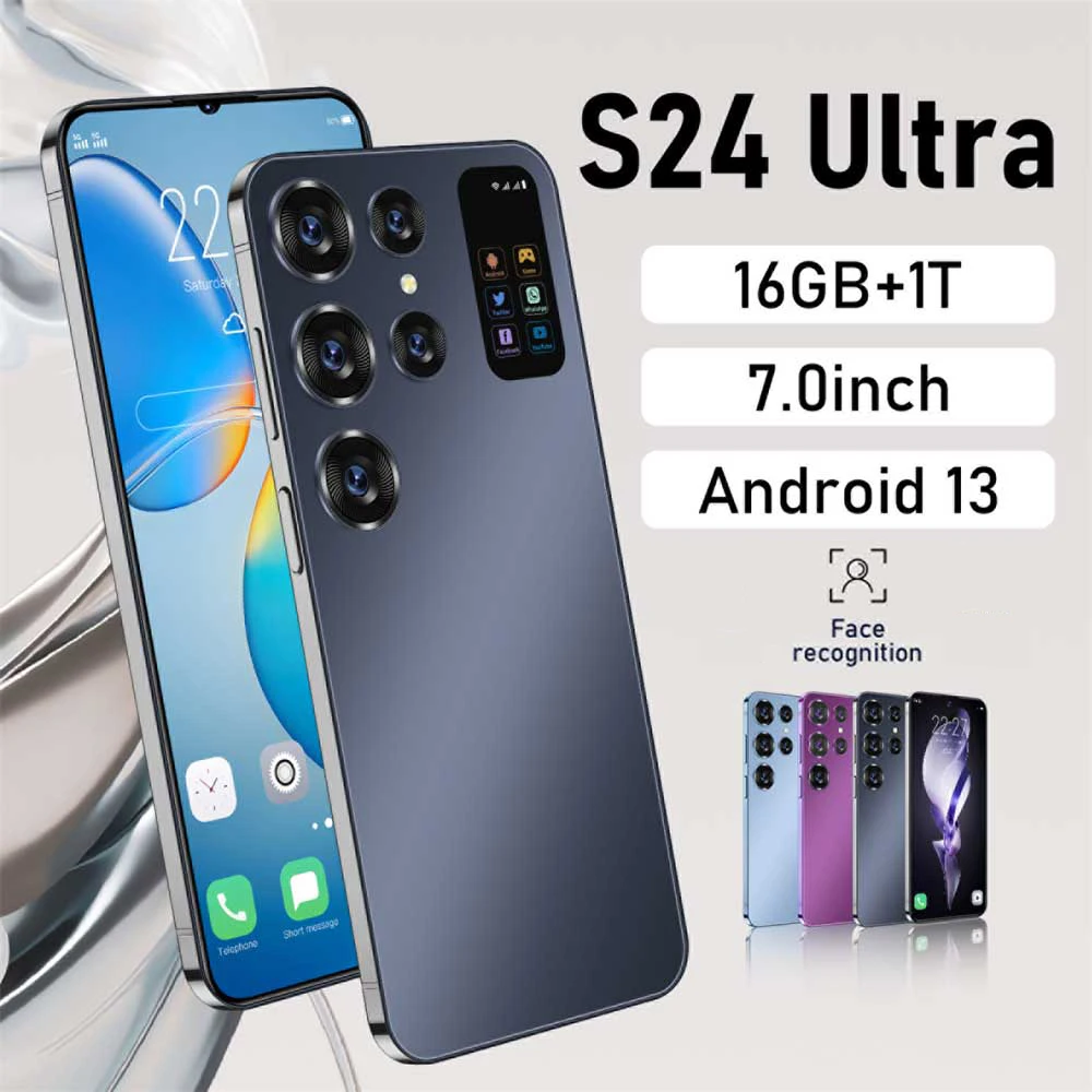 S24-Ultra-Android-Smartphone-Telem-veis-Dual-Sim-Face-Unlock-Telefone ...