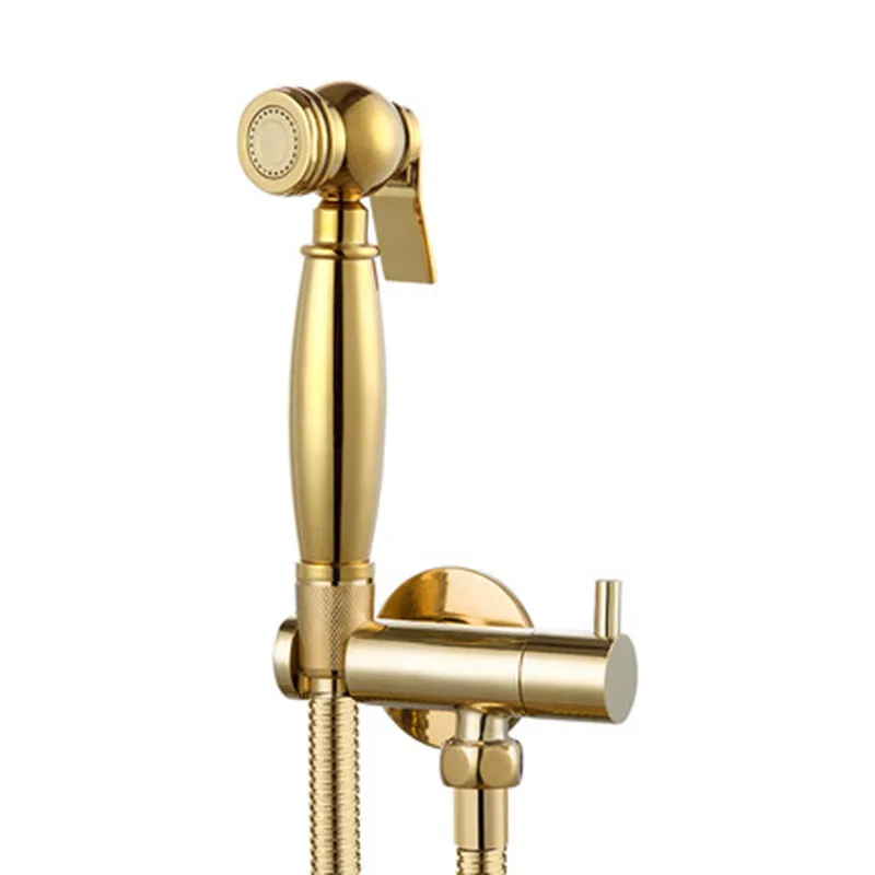 Solid-Brass-Golden-Bidet-Set-Toilet-Handheld-Bidet-Toilet-Spray-Gun ...