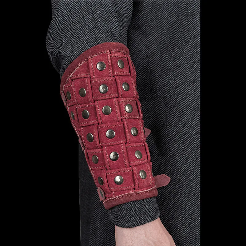 Medieval-Knight-Samurai-Leather-Arm-Armor-Bracer-Viking-Archer-Cosplay ...