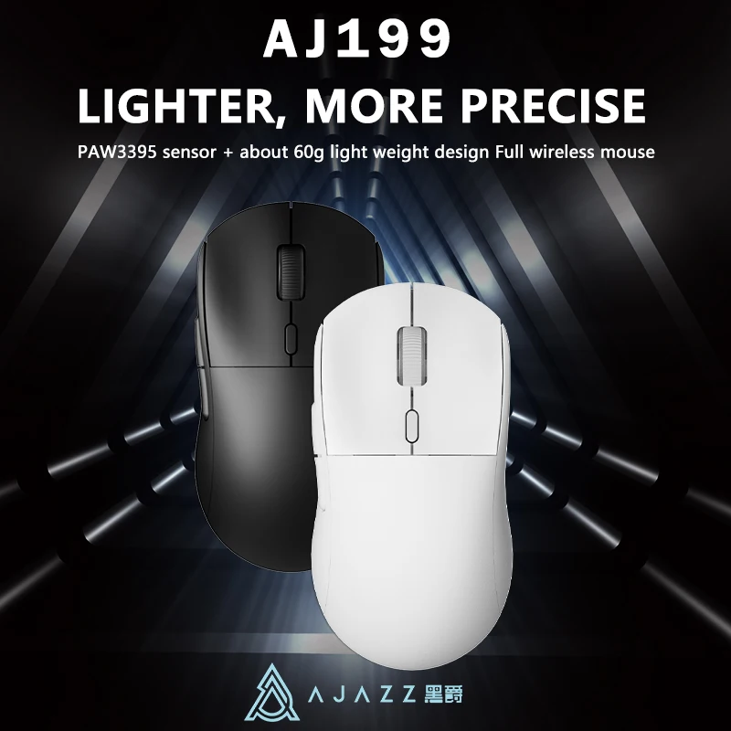 Ajjazz-AJ199-2-4G-Mouse-Nirkabel-Mouse-Optik-dengan-Penerima-USB-Gamer ...