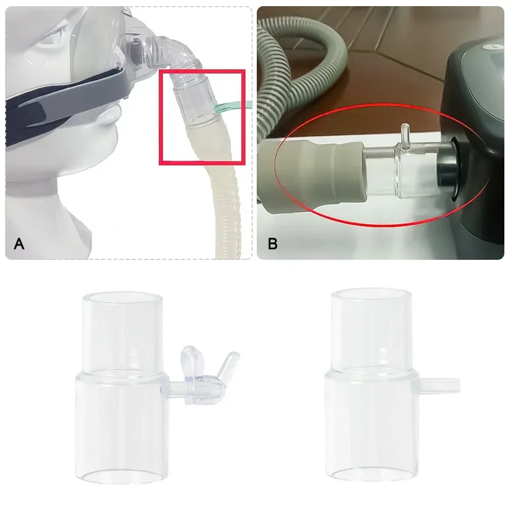 CPAP Mask Hose Connection Fittings Converter Oxygen Tube Expansion ...