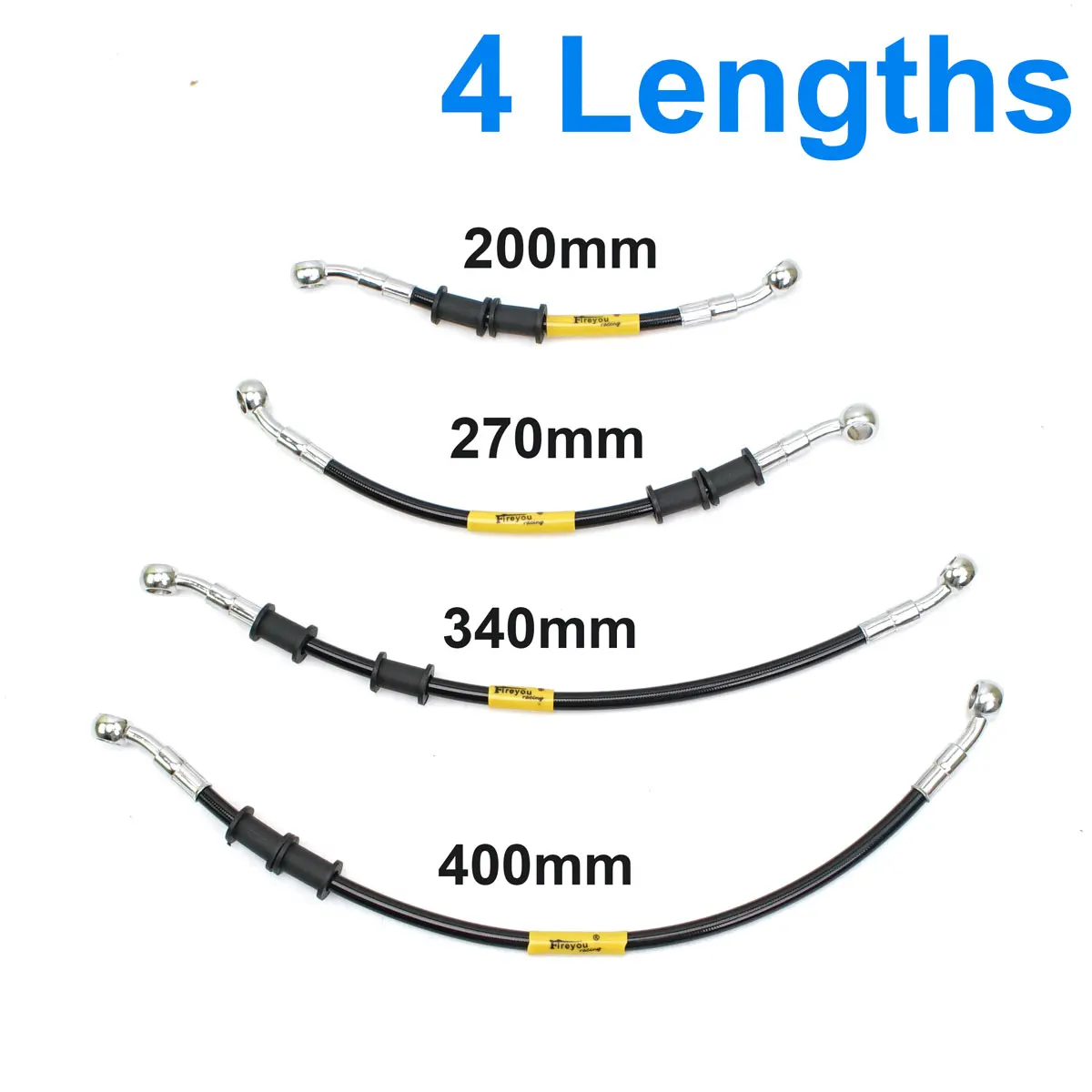 AN3-Motorcycle-Braided-Brake-Hose-Line-Steel-Brake-Cable-Hydraulic ...