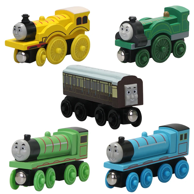 Thomas-and-Friends-Wooden-Train-Magnetic-Molley-Gold-Diesel-Lady-Toby ...