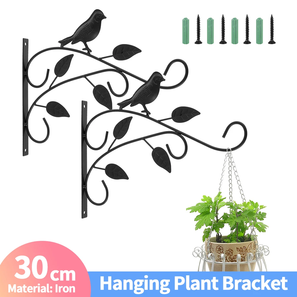Hanging-Plant-Bracket-Wall-Mounted-Decorative-Hanger-Hook-Plant-Hanger ...