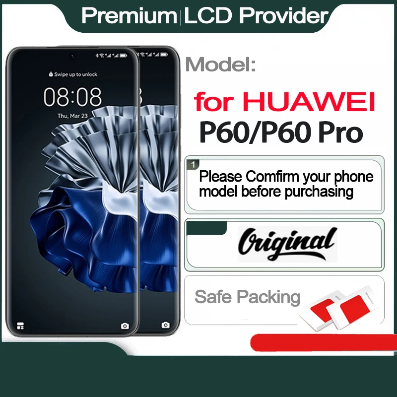 Original 6.67'' OLED LCD Replacement for HUAWEI P60 Pro MNA-AL00, MNA-LX9 Touch Screen Display ...