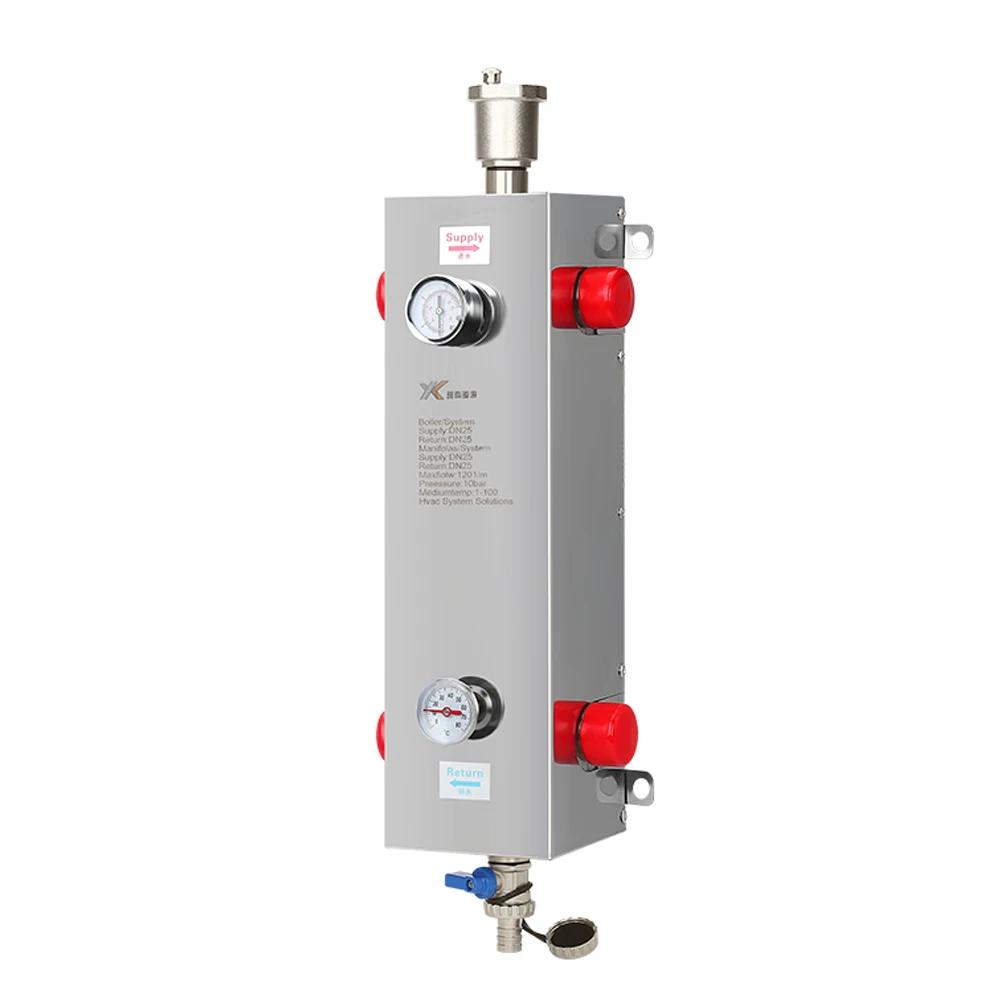 Floor Heating System Wall-Mounted Boiler Coupling Tank, 304 Stainless ...