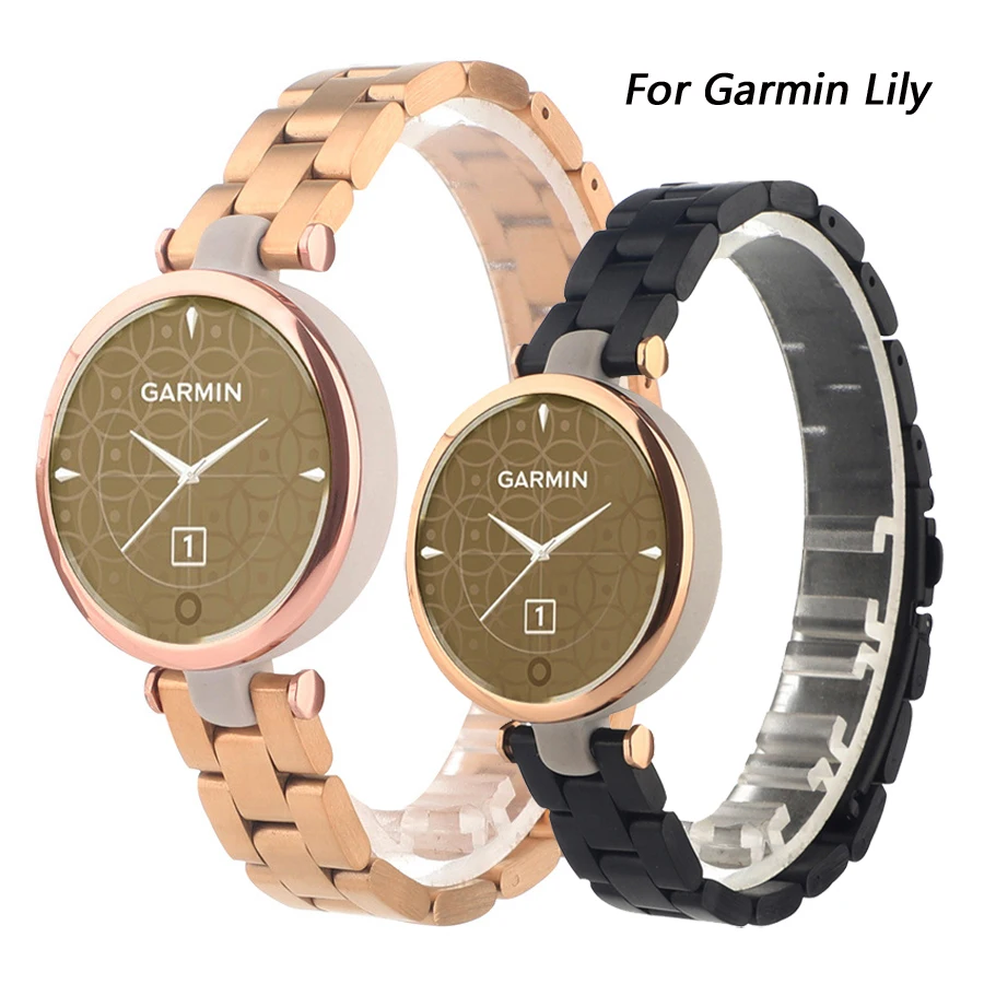 For Garmin Lily Strap Stainless Steel Bracelet For Garmin Lily Smart ...