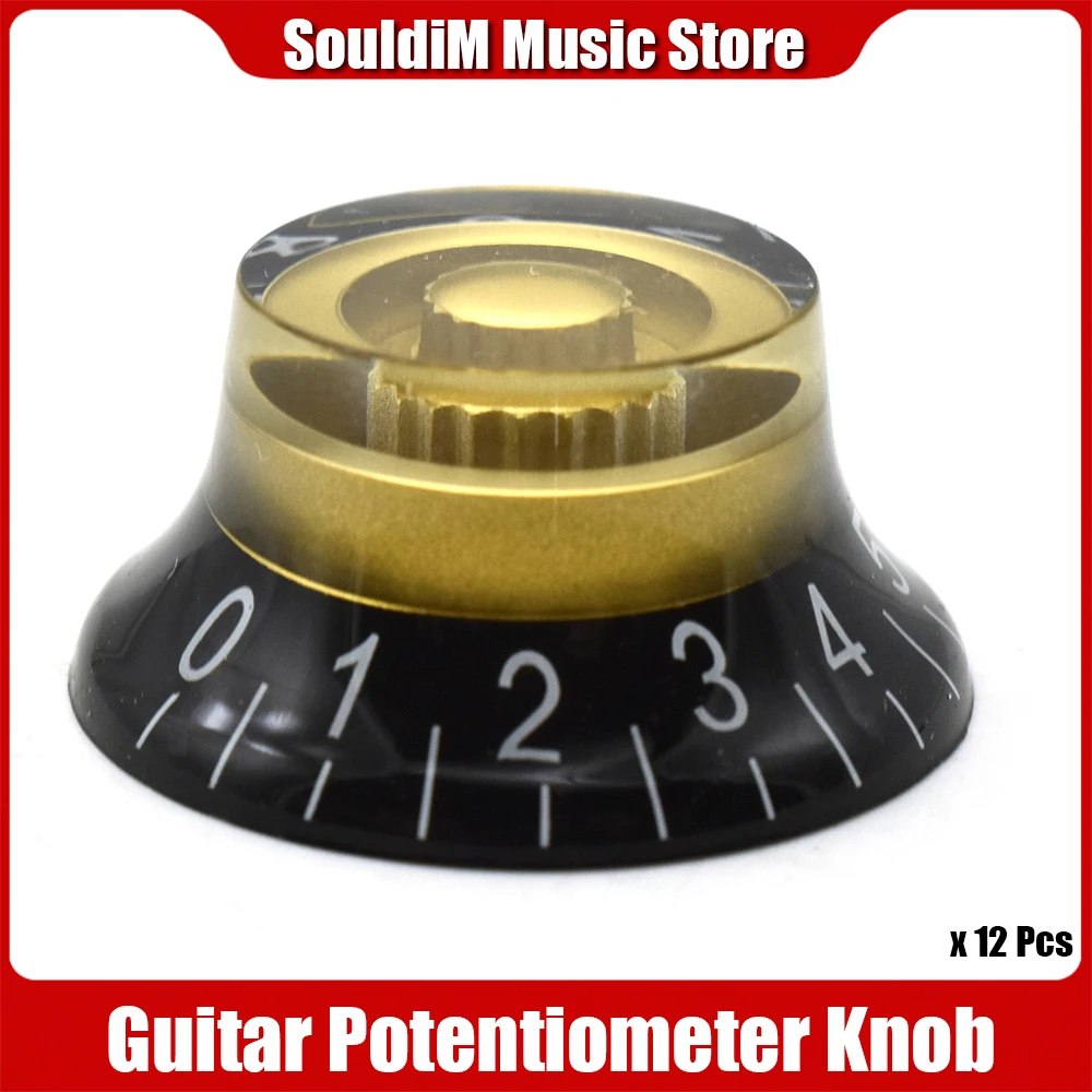12pcs-LP-Electric-Guitar-Volume-Tone-Knob-Top-Round-Guitar-Speed ...