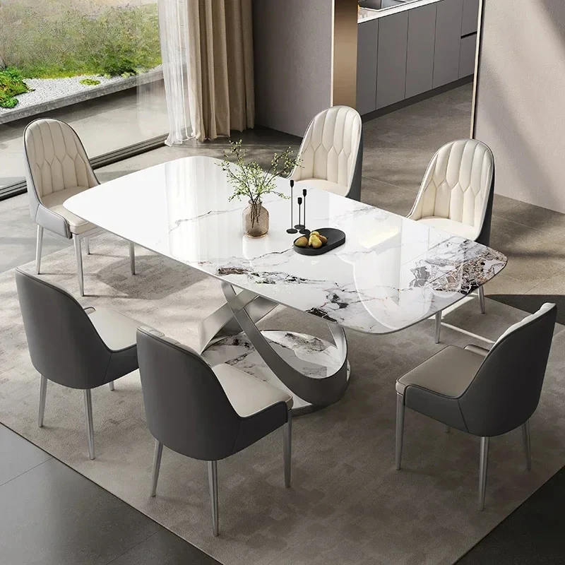 Luxury-Restaurant-Dining-Room-Sets-Marble-Modern-High-Design-Tables ...