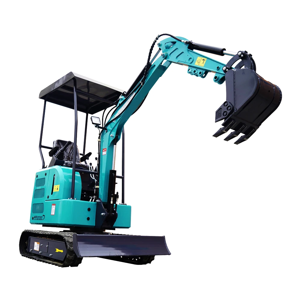 Mini-Digger-Excavator-1-Ton-Excavators-Machine-Excavadoras-Diesel ...
