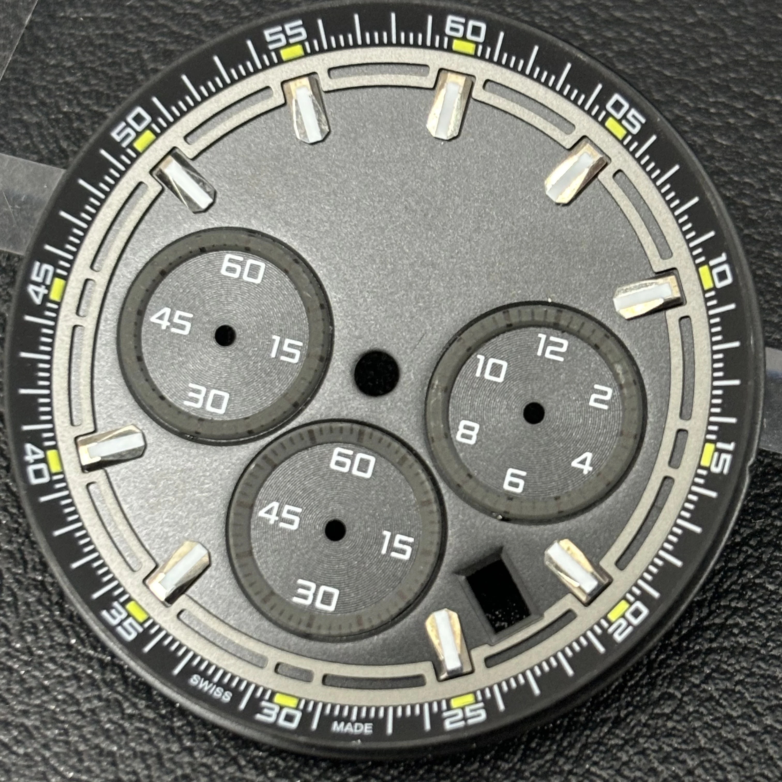 NEW VK63 dial Men's watches dial hands for VK63 Movement chronograph ...