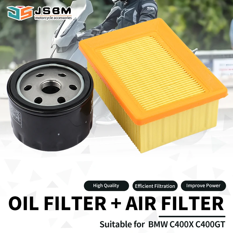 JSBM Motorcycle Accessories Air Filter Oil Filters For BMW C400X K09 ...