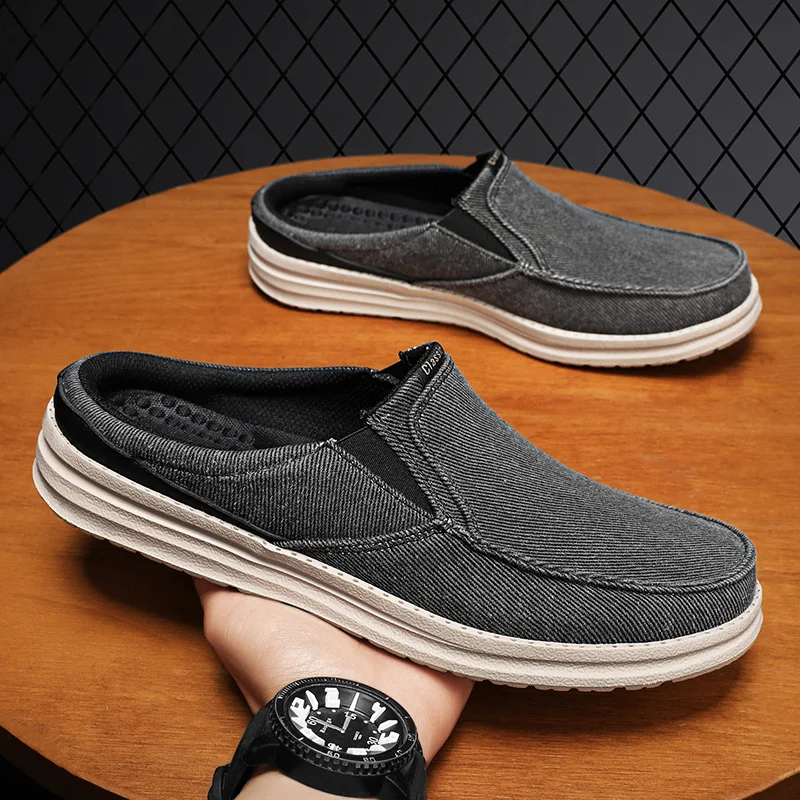 New-2023-Summer-Men-Canvas-Shoes-Fashion-Beach-Vacation-Loafers ...